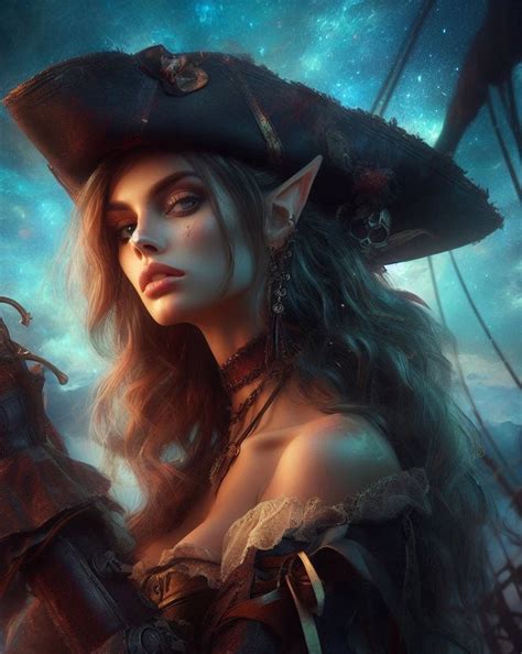 Space Pirate Elf Woman By Itsmrmac On Deviantart