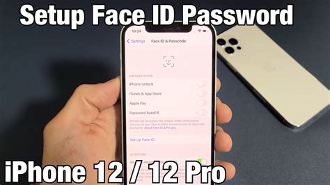 IPhone How To Add Setup Face ID Password YouTube