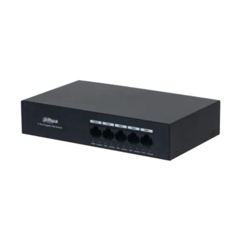 Dahua 5 Port Economical Gigabit Switch With 4 Port Poe Dh Pfs3005 4gt