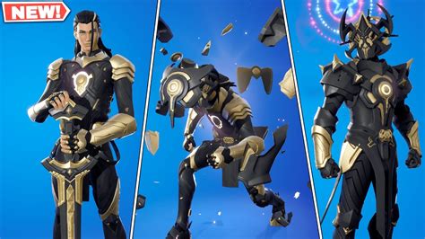 Fortnite GOLDEN The Ageless GENO Skin Full Set Showcase YouTube