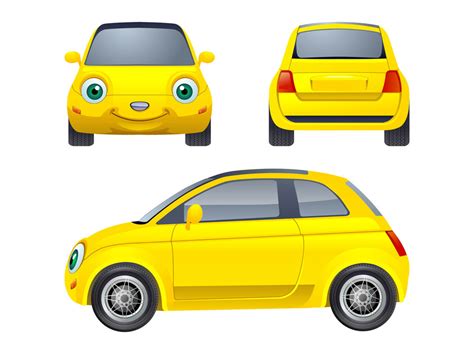 Yellow Car Clipart
