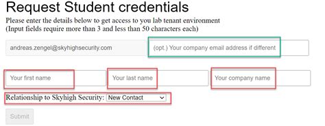 Collect Credentials Skyhigh Labs