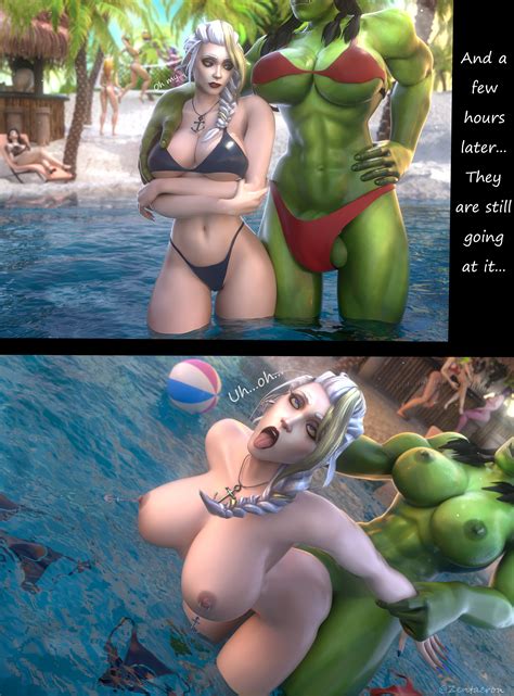 Rule 34 1futa 1girls 3d Ahe Gao Bikini Blizzard Entertainment Blonde
