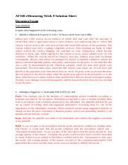 AF108 Wk 9 Solution Sheet Docx AF108 EMentoring Week 9 Solution