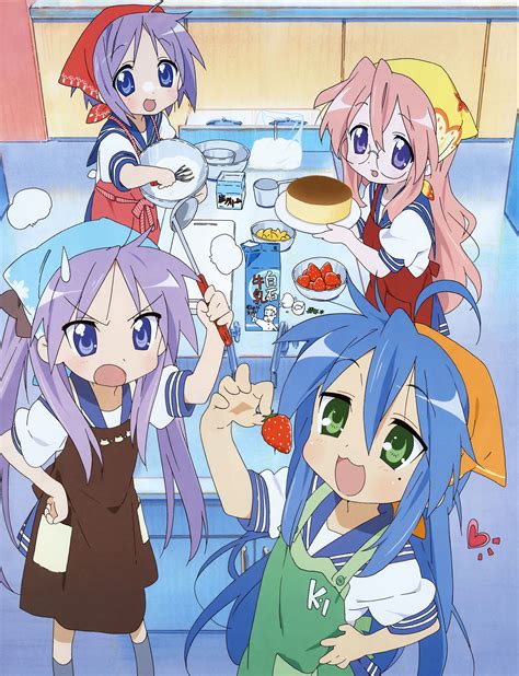 らきすた【柊かがみ柊つかさ泉こなた高良みゆき】 壁紙