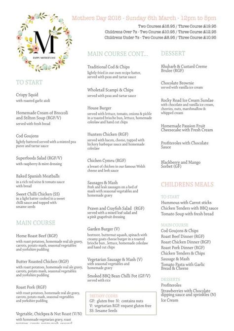 Menu At The West Cross Inn Pub And Bar Mayals 43 Mumbles Rd