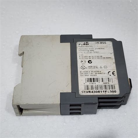 ABB CM-MSS THERMISTOR MOTOR PROTECTION RELAY 1SVR430811R1300 220-240V