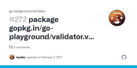 package go playground validator v9 exit status 128 · issue