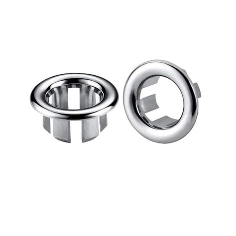 Aleasha 12 In Sink Basin Trim Overflow Cover Plastic Insert In Hole