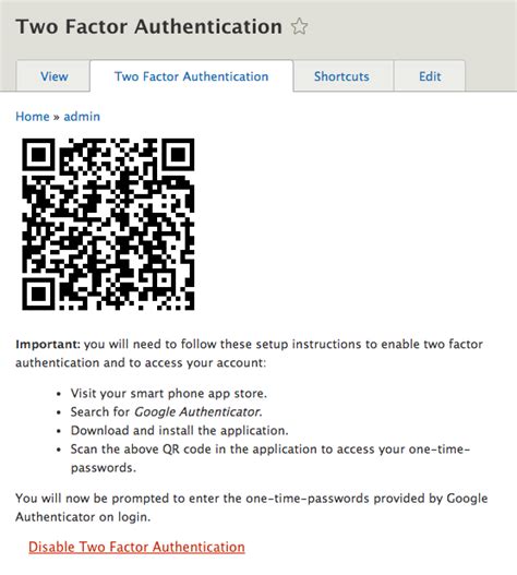 One Time Password Drupal Org
