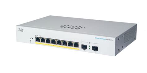 Cbs220 Smart 8 Port Ge Full Poe Ext Ps 2x1 Zegucom Cómputo