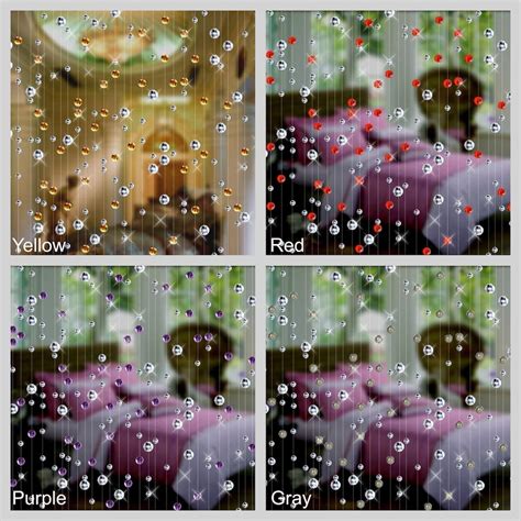 Fashion Crystal Glass Bead Curtain Indoor Home Decoration Etsy