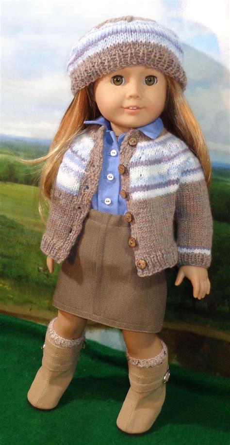 Cute American Girl Doll Outfit With Boots And Sweater