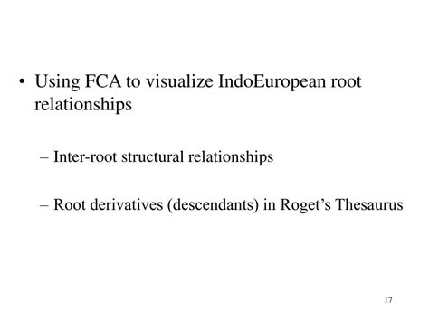 Ppt Visualization Of Word Meanings Using Formal Concept Analysis And Concept Lattices