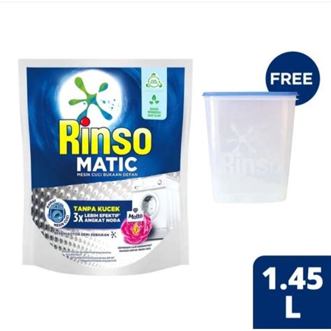 Jual RINSO Matic Front Top Load Liquid Molto Pouch 1 6l Shopee Indonesia