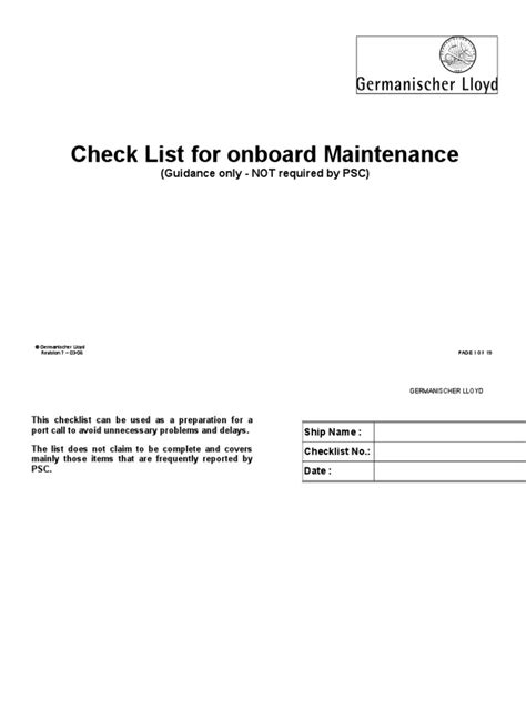 PDF PSC CHECKLISTGL Doc DOKUMEN TIPS
