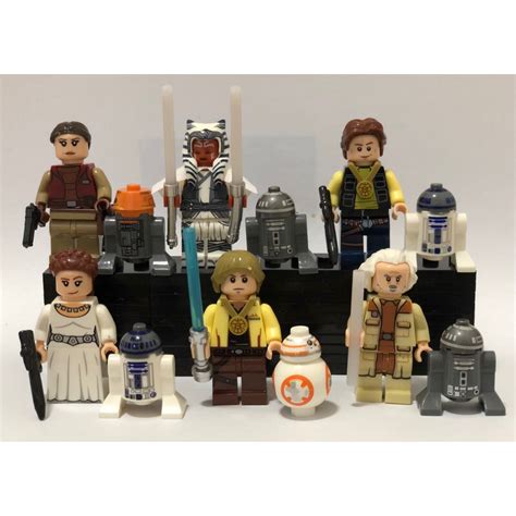 Minifiguras Bonecos Star Wars Yavin 4 Rebel Base Luke Skywalker Han