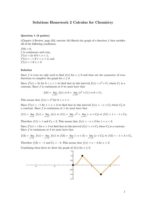 Compulsory Declarations Calculus For Chemistry Questions And Answers Solutions Homework 2