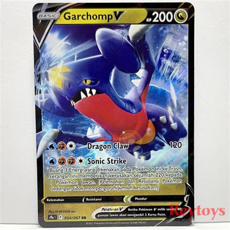 Jual Pokemon ID S A Pertarungan Daerah Garchomp V RR Jakarta Utara ReyToys Tokopedia