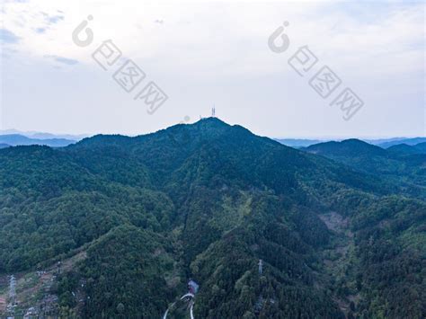 湖南山川丘陵地貌航拍 包图企业站