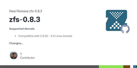 Release Zfs 083 · Zfsonlinuxzfs · Github Rzfs