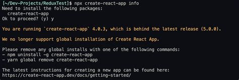 Create React App Stuck On V4 0 3 Cannot Create A New App Issue