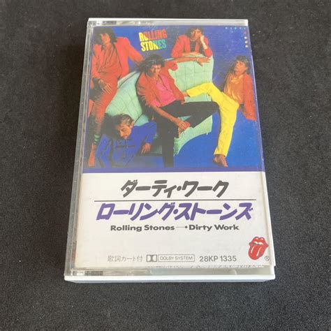 ローリング・ストーンズ／ダーティ・ワーク 国内盤洋楽カセットテープ 歌詞カード付 By メルカリ