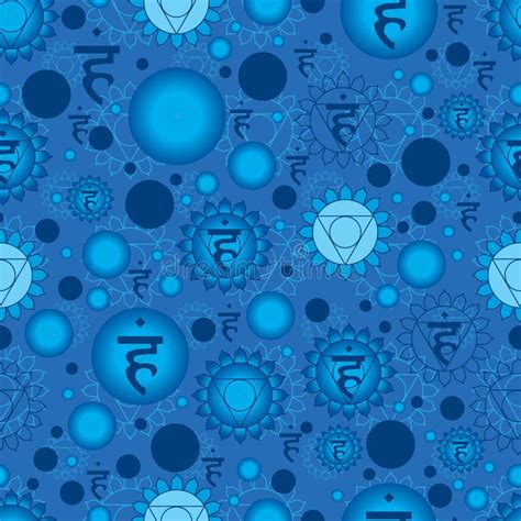Muestra De Chakra 3 Vishuddha Ilustración Del Vector Ilustración De