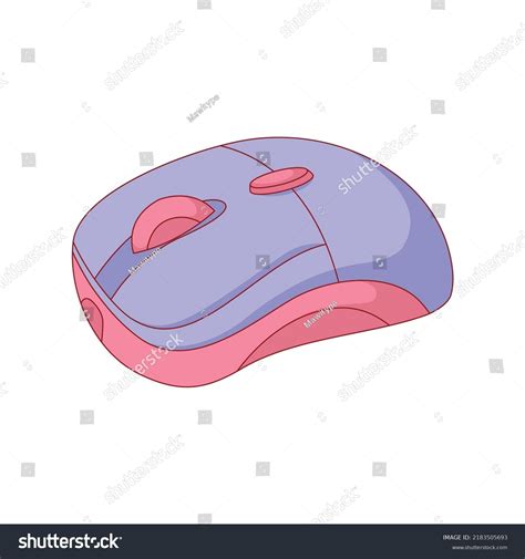 Computer Mouse Cartoon Icon Illustration Stock Vector Royalty Free 2183505693 Shutterstock