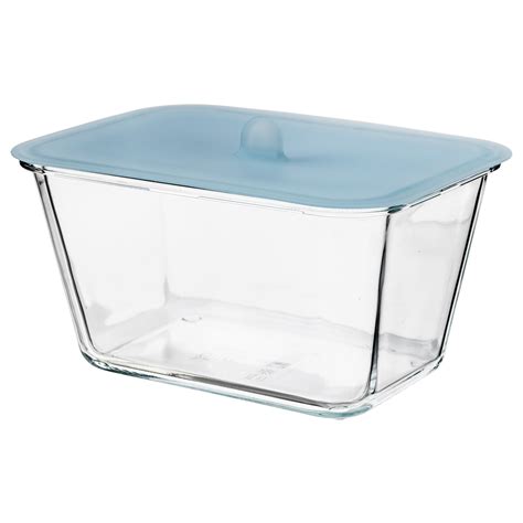 Ikea 365 Food Container With Lid Rectangular Glasssilicone 18 L