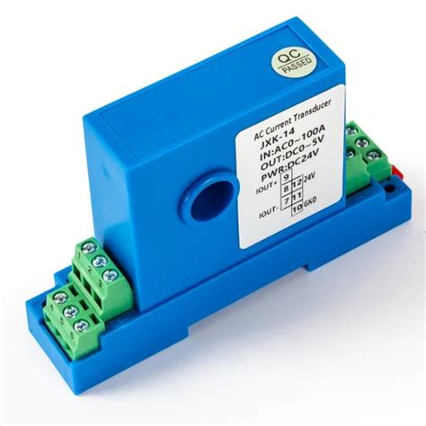 Perforation Ac 0 150a Input Current Sensor Current Loop Transmitter 4
