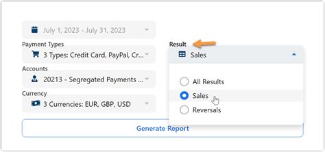 Transaction Summary Report
