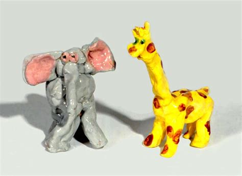 Art For Small Hands Clay Animals