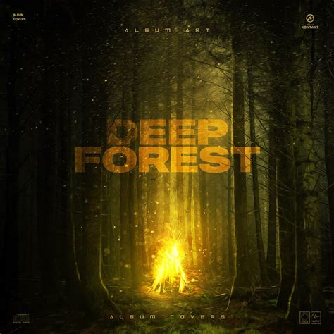 Deep Forest Album Cover Art Photoshop Psd