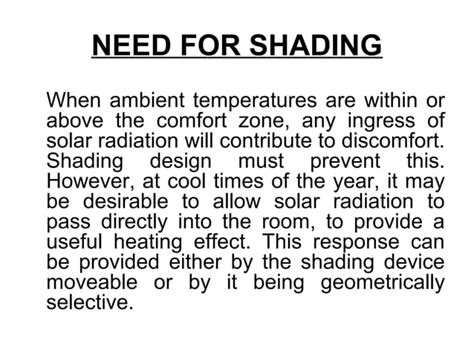 Solar Control And Shading Devices Ppt Indoor Environmental Quality
