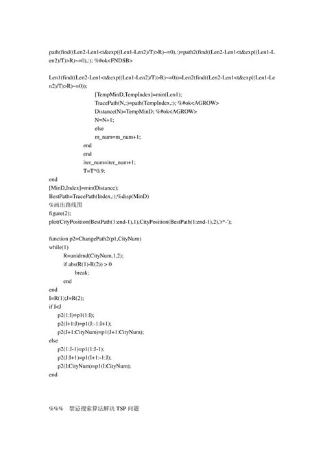 模拟退火算法及禁忌搜索算法的matlab源程序 Word文档在线阅读与下载 无忧文档