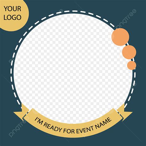 Gambar Desain Acara Twibbon Twibbon Bingkai Desain Png Dan Vektor