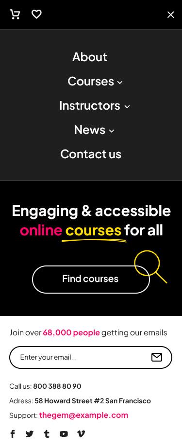 How To Create A Mobile Navigation Template Thegem Wordpress