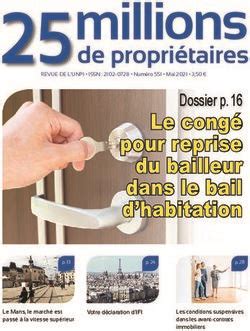 Le congé pour reprise du bailleur dans le bail d habitation UNPI