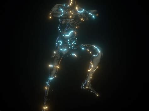 Octane渲染器发光人物 路边那朵蔷薇鲜红 站酷ZCOOL
