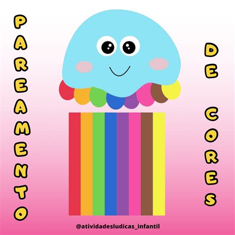Atividades Lúdicas Infantis Pareamento de cores e números