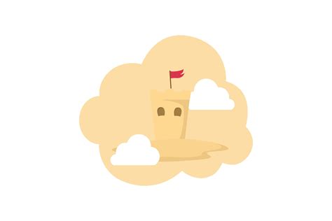 Summer Beach Sand Cloud Icon 1 Graphic By Goodcicadaid · Creative Fabrica