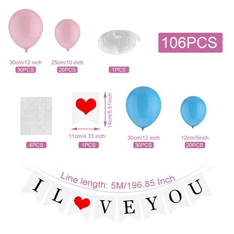 생일 파티 풍선 맞춤 배너 라텍스 풍선 문자 배너 장 맞춤형 배너 키트 106 개 세트 Kr