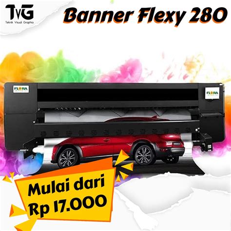 Jual Cetak Banner 100x50cm Frontlite Bahan Flexi 280gr Spanduk Backdrop