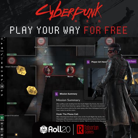 a guide to cyberpunk red on roll20