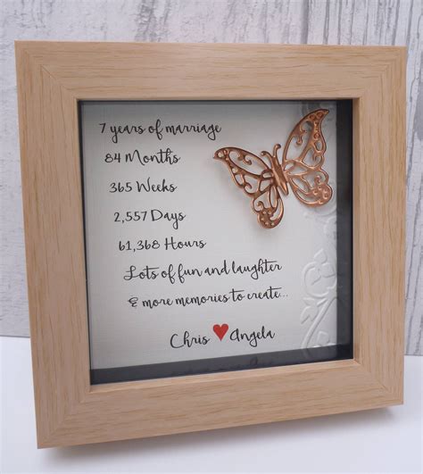7th Wedding Anniversary T Copper Anniversary T 7th
