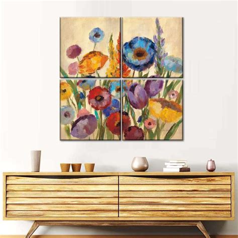 Garden Hues Ii Multi Panel Canvas Wall Art Wall Canvas Multi Panel