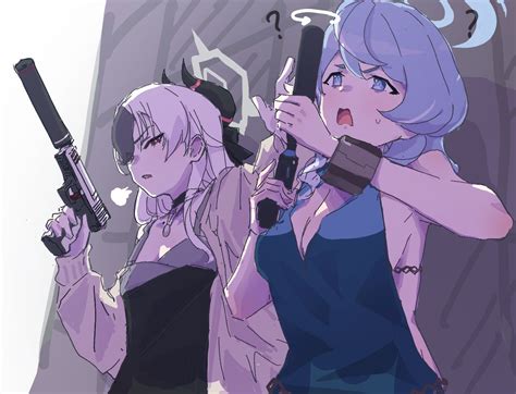 Kayoko Ako Ako And Kayoko Blue Archive Drawn By Clich51368861