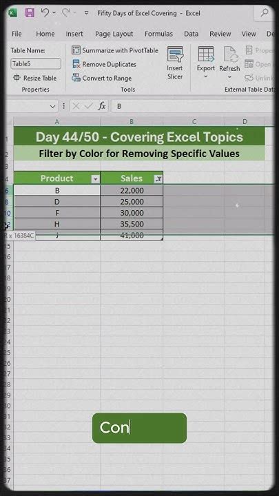 day 44 🔎 filter by color for quick data cleanup exceltips