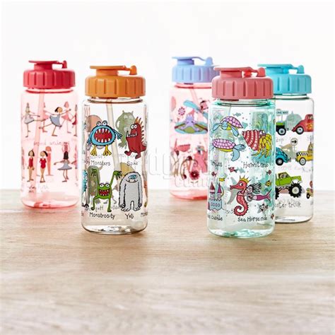 Botella Agua Con Pajita Jungla Gadgets Cuina